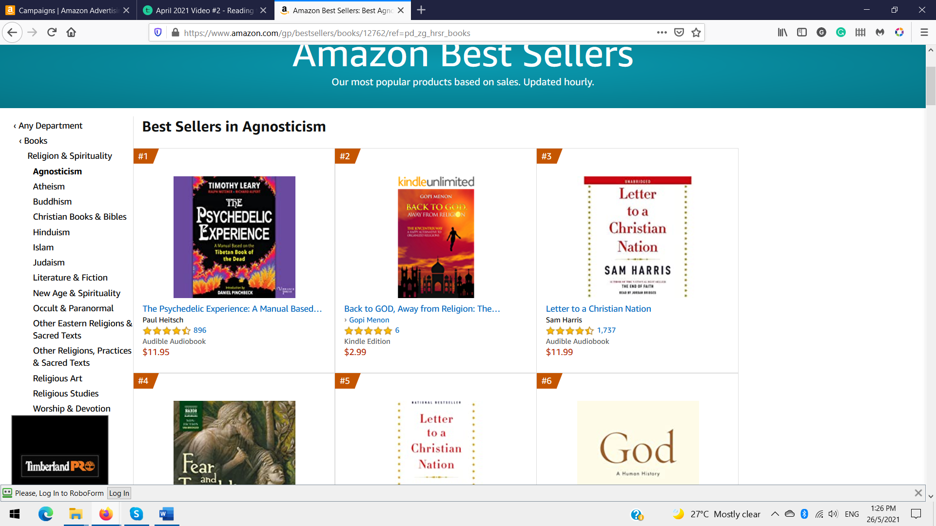 Delighted to make Amazon #1 Bestseller List - Gopi Menon - Author